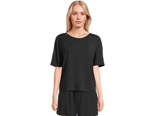 (取寄) エバージェイ レディース ジゼル エブリデイ Tシャツ Eberjey women Gisele Everyday T-Shirt Black