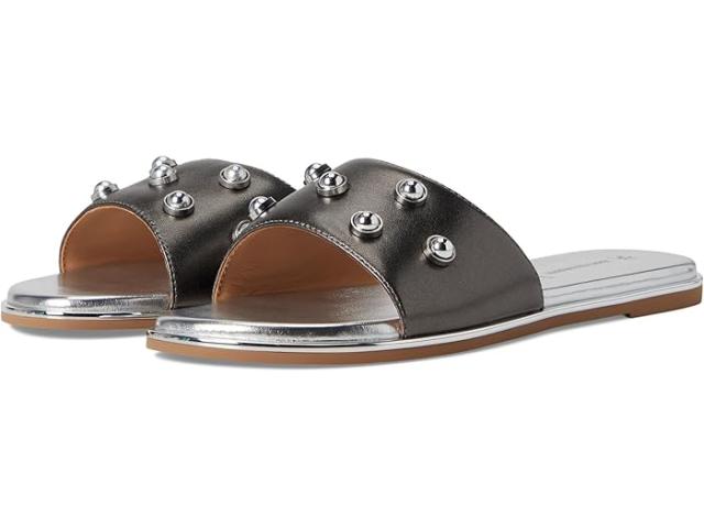(取寄) ジョンストン&マーフィー レディース シェイラ エンベリッシュ スライド Johnston & Murphy women Shayla Embellished Slide Pewter