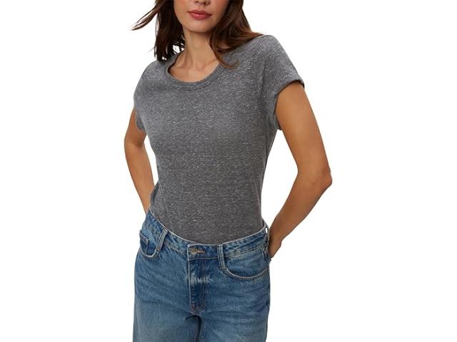 (取寄) マイケル スターズ レディース トルーディー クルー ティー Michael Stars women Trudy Crew Tee Charcoal