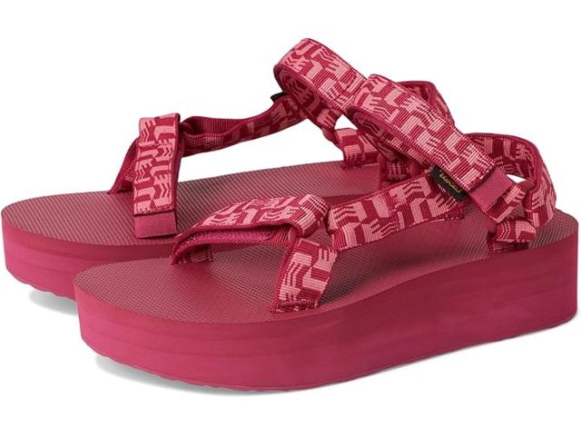(取寄) テバ レディース フラットフォーム Teva women Flatform Glisten Cherries Jubilee