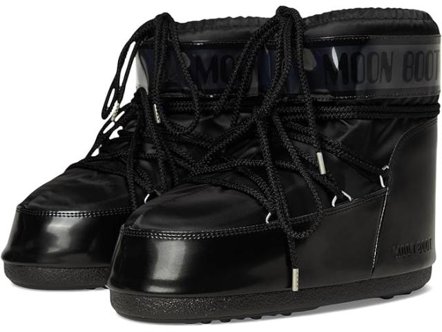 (取寄) ムーンブーツ レディース アイコン ロウ グランス MOON BOOT women Icon Low Glance Black