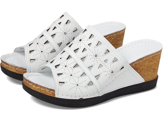 (取寄) スプリング ステップ レディース フサウェッジ Spring Step women Fusawedge White