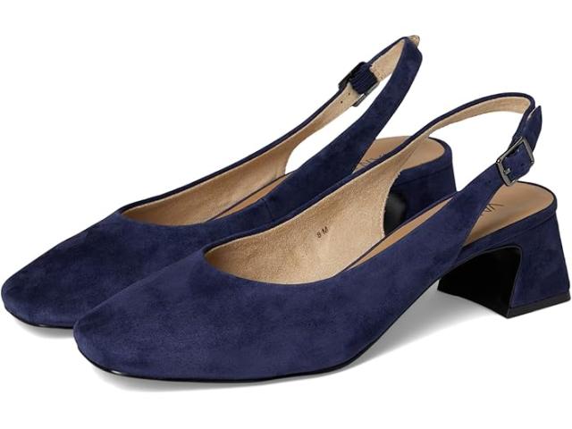 (取寄) ヴァネリ レディース  Vaneli women Darsy Navy Suede