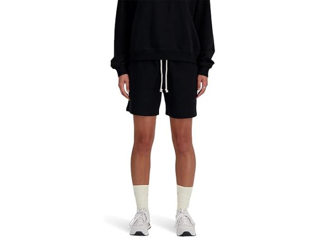 (取寄) ニューバランス レディース アスレチックス フレンチ テリー ショーツ New Balance women Athletics French Terry Shorts Black