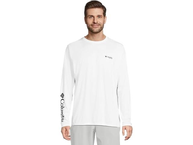 (取寄) コロンビア メンズ ターミナル タックル パフォーマンス フィッシング ギア フィンズ アンド ストライプ ロング スリーブ Columbia men Terminal Tackle PFG Fins and Stripes Long Sleeve White/Fins & Stripes