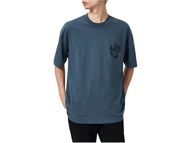 (取寄) オールセインツ メンズ オーランド ショート スリーブ クルー AllSaints men Orlando Short Sleeve Crew Sunil Blue