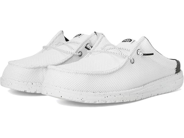 (取寄) ヘイ デュード メンズ ウォーリー スリップ バーシティ Hey Dude men Wally Slip Varsity White/Black