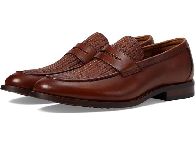 (取寄) フローシャイム メンズ ルッチ ウィーブ ペニー ローファーズ Florsheim men Rucci Weave Penny Loafers Cognac