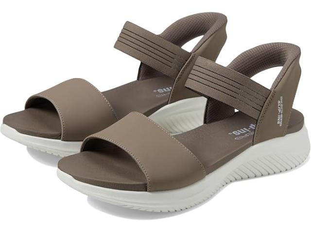 (取寄) スケッチャーズ レディース ウルトラ フレックス 3.0 - サマービル ハンズ フリー スリップ-インス SKECHERS women Ultra Flex 3.0 - Summerville Hands Free Slip-Ins Dark Taupe