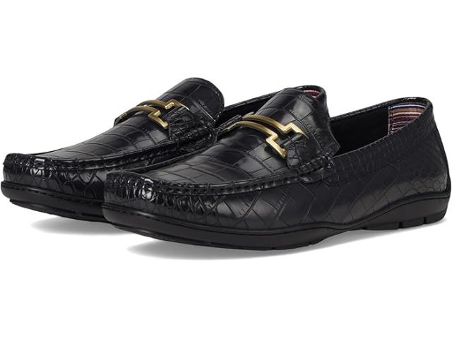 (取寄) ステイシー アダムス メンズ モック トゥ ドライバ Stacy Adams men Embrey Moc Toe D Black