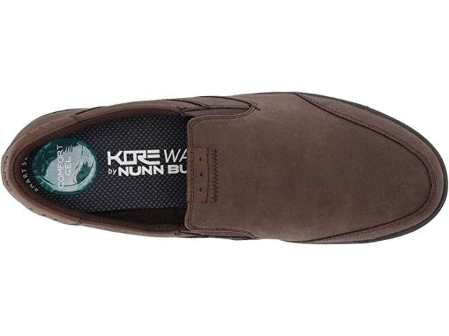 (取寄) ナン ブッシュ メンズ コア シティ ウォーク モック トゥ スリッポン Nunn Bush men Kore City Walk Moc Toe Slip-On Charcoal 取寄) ナン ブッシュ メンズ コア シティ ウォーク モック トゥ