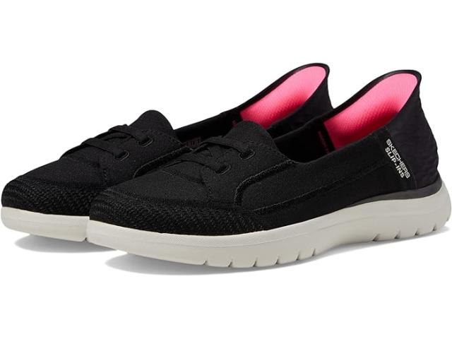 (取寄) スケッチャーズ パフォーマンス レディース オン-ザ-ゴー フレックス - トップ ノッチ ハンズ フリー スリップ-インス SKECHERS Performance women SKECHERS Performance On-The-Go Flex - Top Notch  Hands Free Slip-Ins Black/White