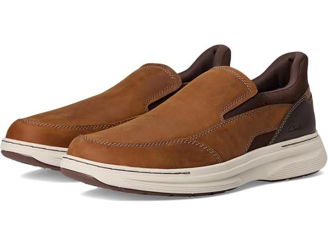 (取寄) クラークス メンズ ステップ Clarks men Craftwell Step Light Brown Leather