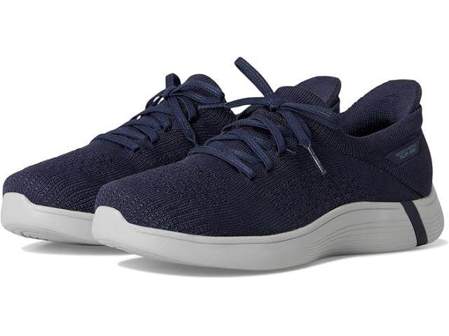 (取寄) スケッチャーズ パフォーマンス レディース オン-ザ-ゴー ハンズ フリー スリップインズ スウィフト W/ ニット フィット SKECHERS Performance women On-The-Go Hands Free Slip-ins Swift w/ Knit Fit Navy
