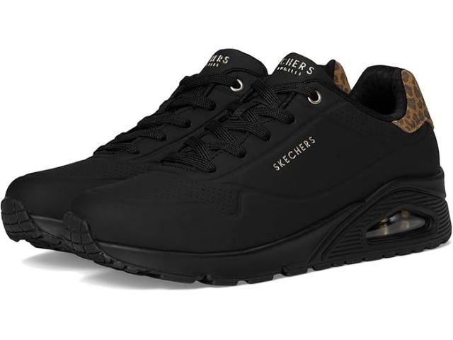 (取寄) スケッチャーズ レディース ウノ - ジャングル ナイト SKECHERS women Uno - Jungle Nite Black/Black