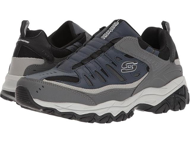 (取寄) スケッチャーズ メンズ アフター バーン M. フィット SKECHERS men After Burn M. Fit Navy/Gray