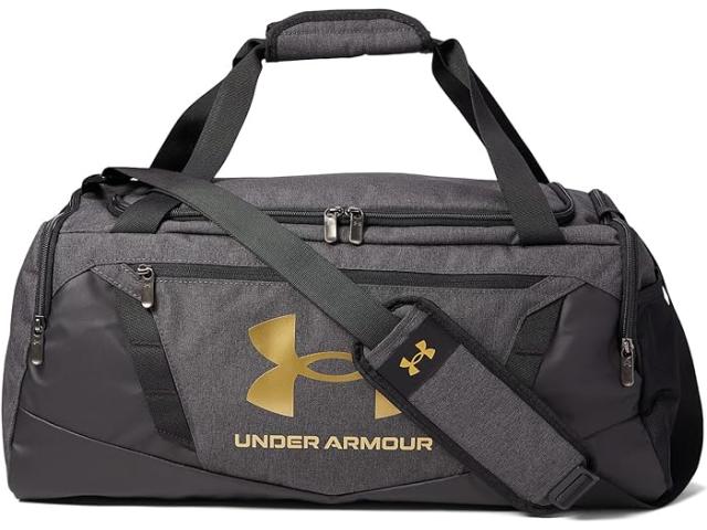 (取寄) アンダーアーマー アンデナイアブル 5.0 ダッフル SM Under Armour Under Armour Undeniable 5.0 Duffel SM Black Medium Heather/Black/llic Gold