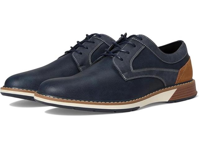 (取寄) ステイシー アダムス メンズ プレーン トゥ レース-アップ Stacy Adams men Phineas Plain Toe Lace-Up Navy