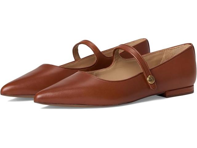 (取寄) ローレン ラルフローレン レディース ロンドン レザー メアリー ジーン Lauren Ralph Lauren women Londyn Leather Mary Jane Lauren Tan