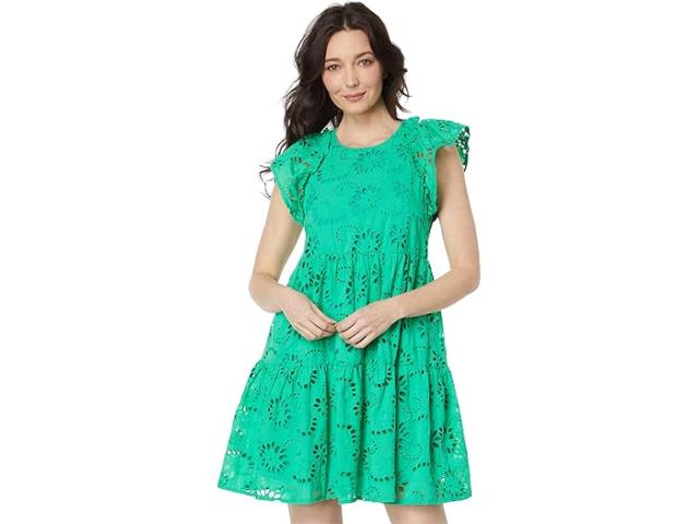 (取寄) マギー ロンドン レディース アイレット ミニ ドレス Maggy London women Eyelet Mini Dress Deep Mint