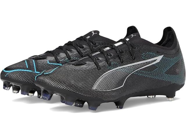 (取寄) プーマ メンズ ウルトラ 5 プロ アーティフィシャル グランド サッカー クリーツ PUMA men Ultra 5 Pro Firm, Artificial Ground Soccer Cleats Puma Black-Puma Silver-Bright Aqua
