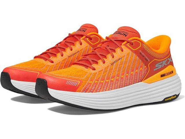 (取寄) スケッチャーズ メンズ スケッチャーズ ハンズ フリー スリップ-インス マックス クッショニニグ サスペンション- SKECHERS men Skechers Hands Free Slip-ins: Max Cushioning Suspension- Nitevizn Orange