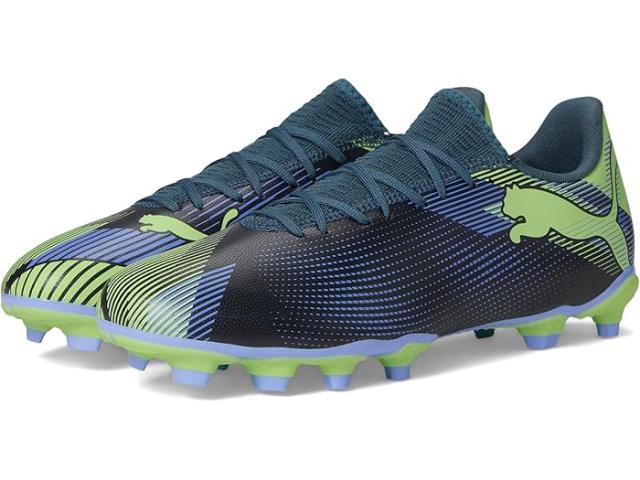 (取寄) プーマ メンズ フューチャー 7 プレイ ファーム グランド/アーティフィシャル グランド サッカー クリーツ PUMA men Future 7 Play Firm Ground/Artificial Ground Soccer Cleats Gray Skies-Elektro Purple-Fizzy Apple-Puma White