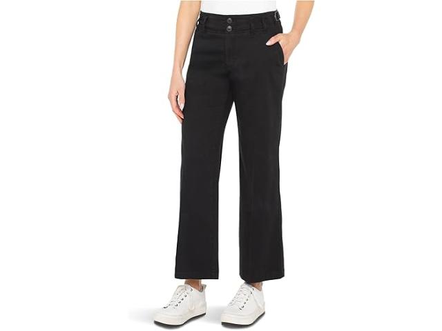 (取寄) リバプールロサンゼルス レディース ハイライズ Cinch ウェスト ワイド レッグ パンツ Liverpool Los Angeles women High-Rise Cinch Waist Wide Leg Pants Onyx