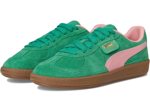 (取寄) プーマ レディース パレルモ スニーカー PUMA women Palermo Sneakers Archive Green/Pinkscape