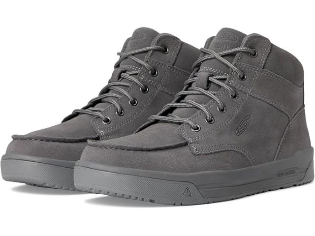 (取寄) キーン ユーティリティ メンズ ギブソン ブーツ (ソフト トゥ) KEEN Utility men Gibson Boot (Soft Toe) Steel Grey/Steel Grey