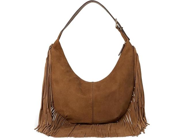 (取寄) メイドウェル レディース スエード エッセンシャル メッド カーブ フリンジ Madewell women Suede Essentials Med Curve Shoulder- Fringe Dried Acorn