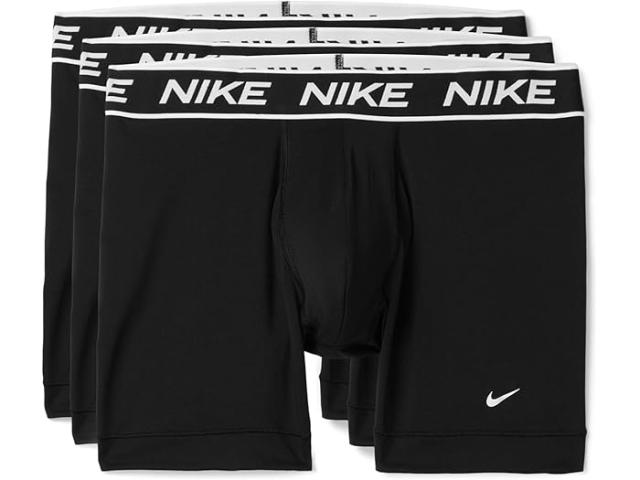 (取寄) ナイキ メンズ オール デイ ミクロ ボクサー ブリーフ 3-パック Nike men All Day Micro Boxer Brief 3-Pack Black/Black/Black