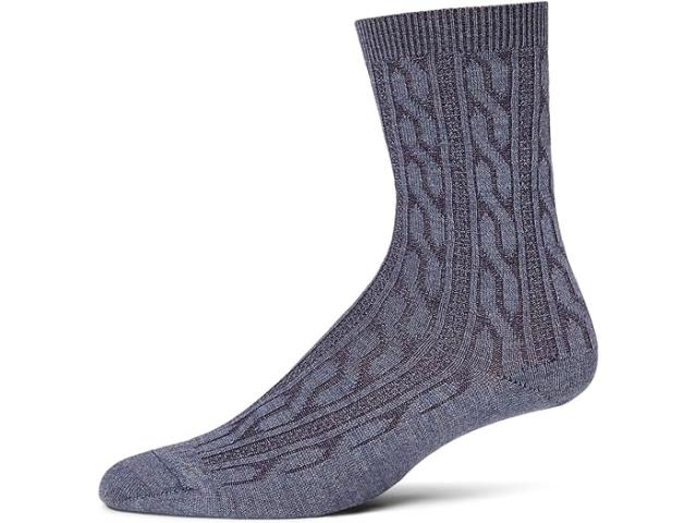 (取寄) スマートウール レディース エブリデイ ケーブル クルー ソックス Smartwool women Everyday Cable Crew Socks Chalk Violet