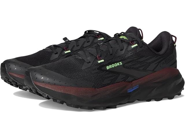 (取寄) ブルックス メンズ カスケーディア 19 Brooks men Cascadia 19 Phantom/Rum Raisin/Green