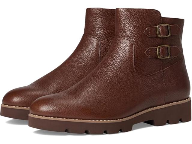 (取寄) バイオニック レディース カリッサ ジップ ショート ブーツ VIONIC women Carissa Zip Short Boots Cobblestone Vegan Leather