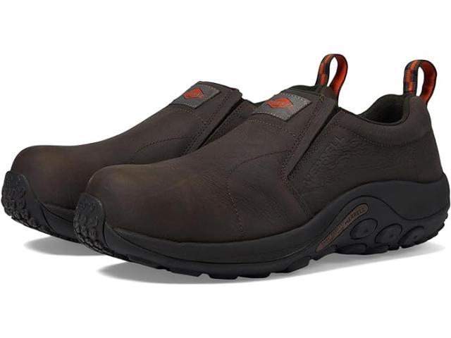 (取寄) メレル ワーク メンズ ジャングル モック レザー コンポジット トゥ Merrell Work men Merrell Work Jungle Moc Leather Composite Toe Espresso