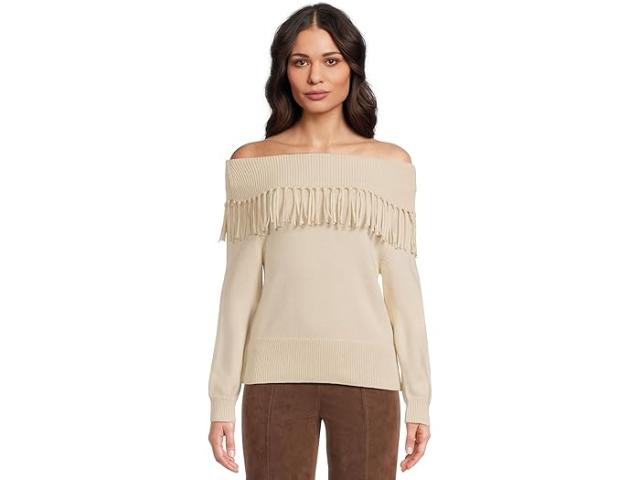 (取寄) スプレンディッド レディース シモネ フリンジ セーター Splendid women Simone Fringe Sweater Pale Oak