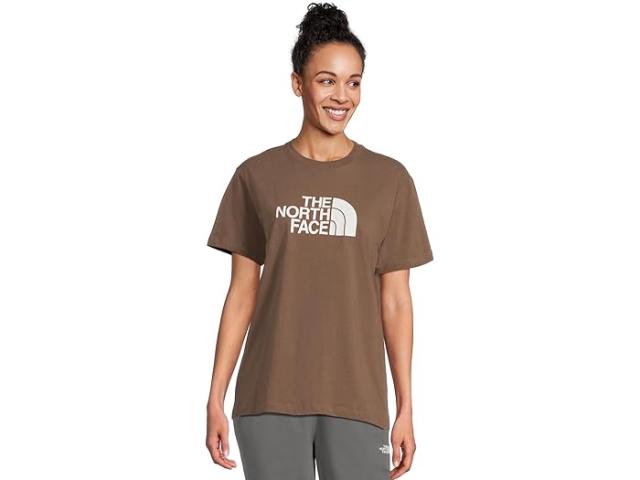 (取寄) ノースフェイス レディース ショート スリーブ コア ハーフ ドーム ティー The North Face women Short Sleeve Core Half Dome Tee Smokey Brown/TNF White