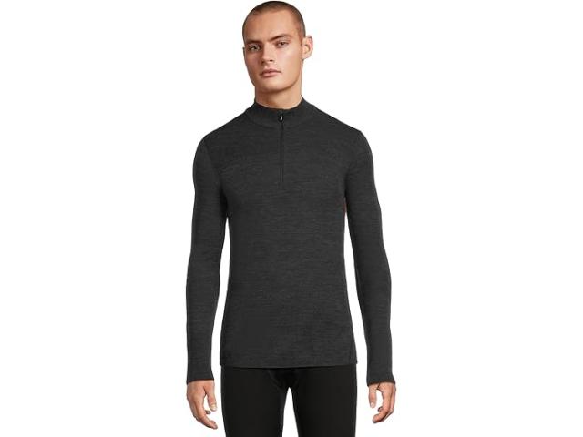 (取寄) スマートウール メンズ イントラニット サーマル メリノ ベース レイヤー 1/4 ジップ Smartwool men Intraknit Thermal Merino Base Layer 1/4 Zip Charcoal/Nightfall Blue