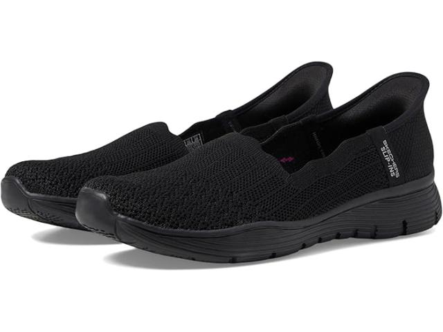 (取寄) スケッチャーズ レディース シーガー - ビリーブ イット ハンズ フリー スリップ-インス SKECHERS women SKECHERS Seager - Believe It Hands Free Slip-Ins Black