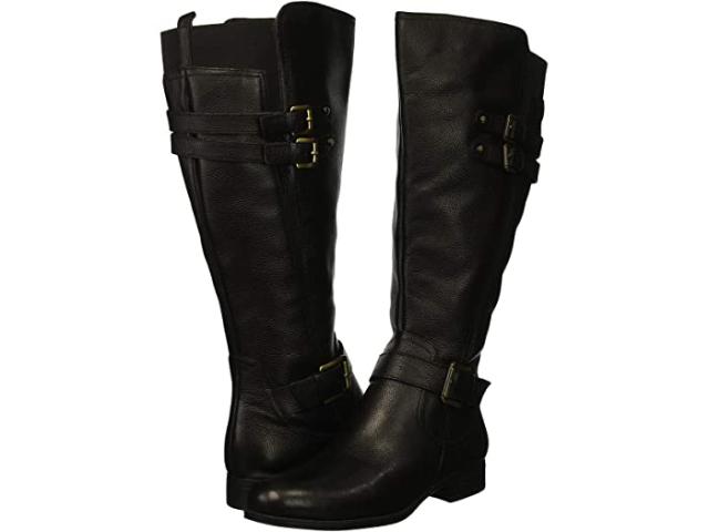 (取寄) ナチュラライザー レディース ジェシー ワイド カーフ Naturalizer women  Jessie Wide Calf Black Wide Calf Leather