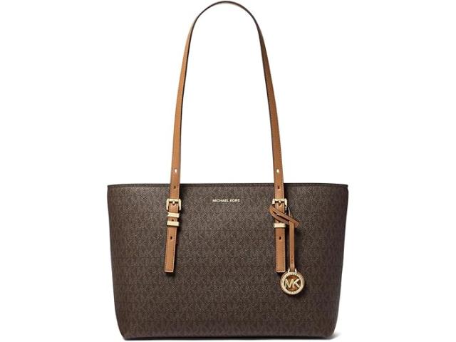 (取寄) マイケルコース レディース クイン ミディアム トート MICHAEL Michael Kors women Quinn Medium Tote Brown/Acorn