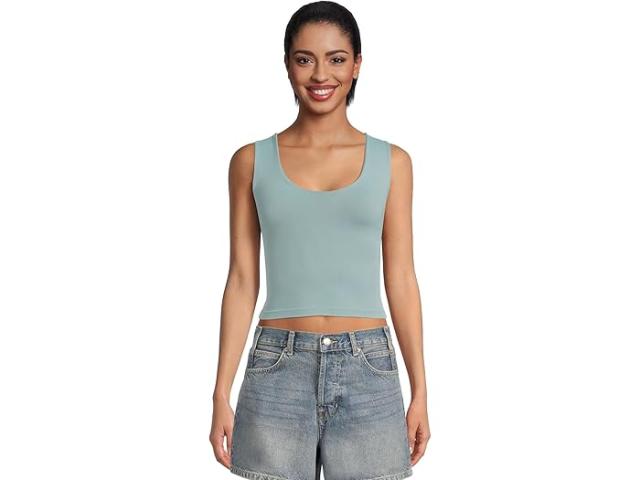 (取寄) フリーピープル レディース クリーン ラインズ マッスル カミ Free People women Clean Lines Muscle Cami Mineral Blue
