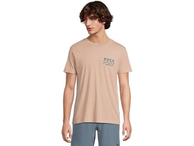 (取寄) ルーカ メンズ リッジ ショート スリーブ RVCA men Ridge Short Sleeve Pale Mauve