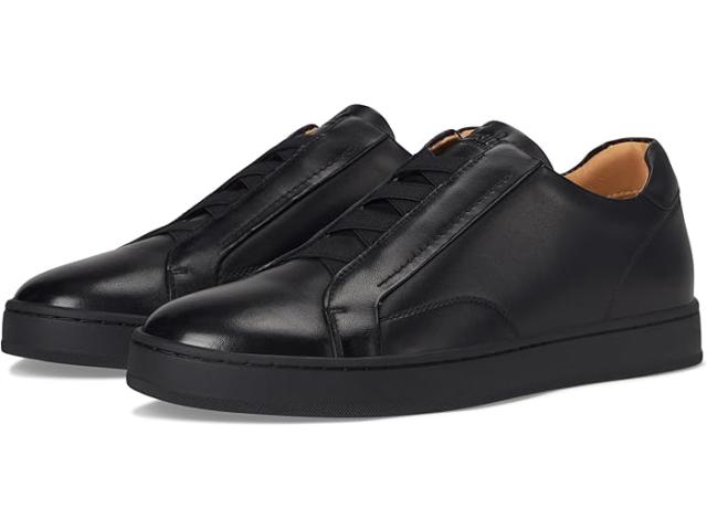 (取寄) フローシャイム メンズ エラスティック レース トゥ トゥ スニーカー Florsheim men Monopoli Elastic Lace To Toe Sneakers Black