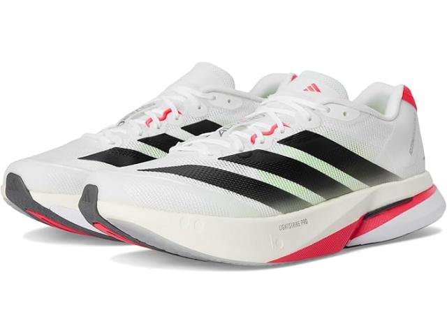 (取寄) アディダス ランニング メンズ アディゼロ ボストン 13 ランニング シューズ adidas Running men Adizero Boston 13 Running Shoes White/Black/Lucid Red