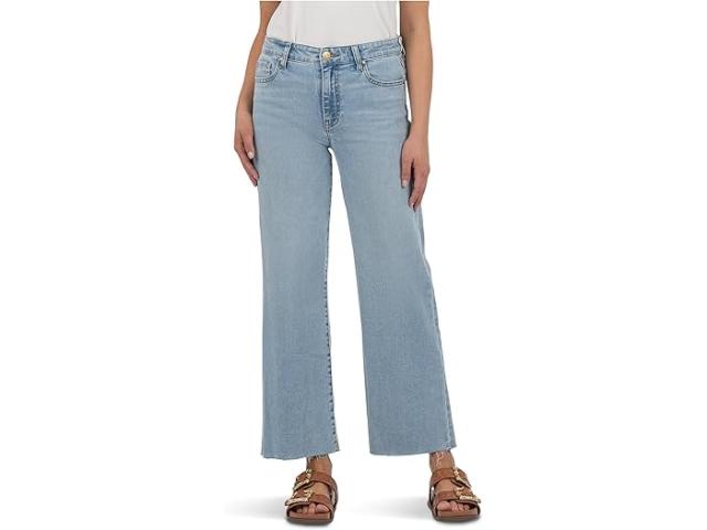 (取寄) カット フロム ザ クロス レディース シャーロット ハイ ライズ キュロット ウィズ ロー ヘム KUT from the Kloth women Charlotte High Rise Culottes With Raw Hem Block