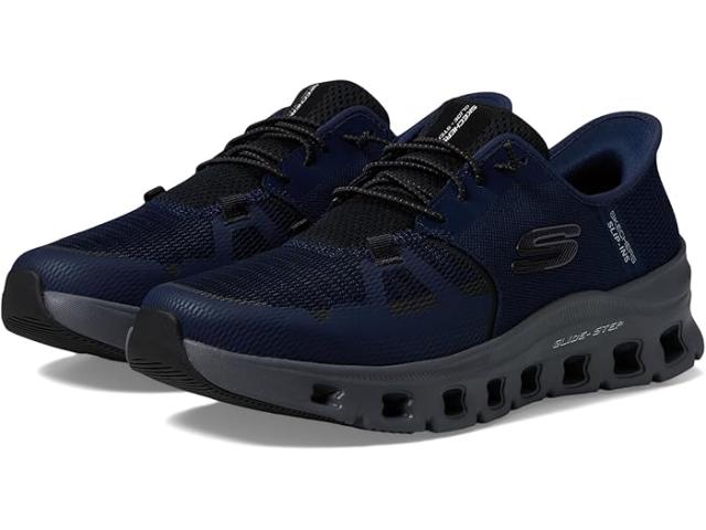 (取寄) スケッチャーズ メンズ グライド-ステップ プロ ハンズ フリー スリップ-イン SKECHERS men Glide-Step Pro Hands Free Slip-In Navy/Charcoal