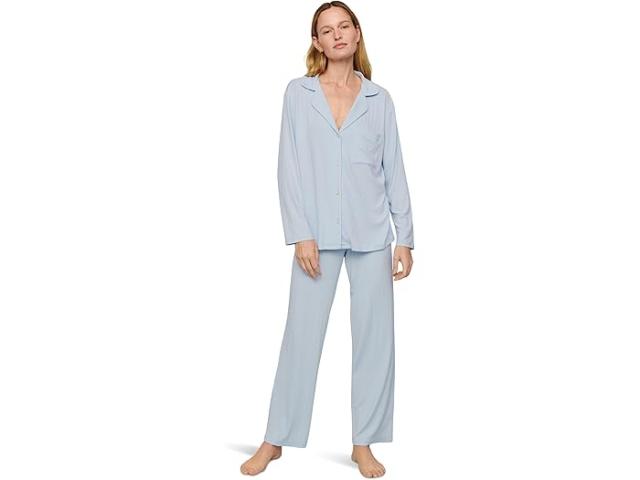 (取寄) エバージェイ レディース ジゼル リブ ロング Pj セット Eberjey women Gisele Rib Long Pj Set Nantucket Breeze