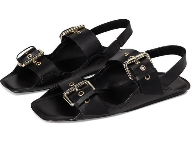 (取寄) フリーピープル レディース ブロッサム バックル サンダル Free People women Blossom Buckle Sandal Black Leather